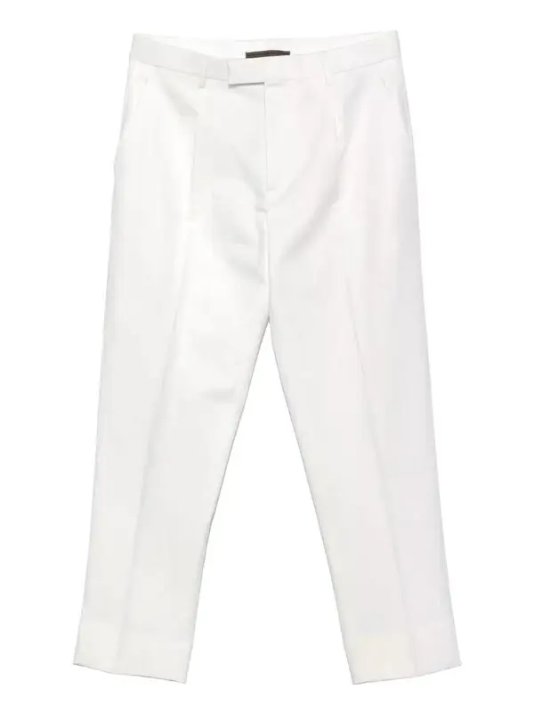 Zegna Pleat-detail Tailored Trousers - White