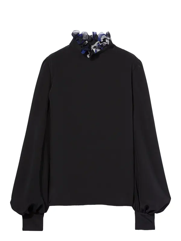 Emilio Pucci Crepe Top - Black