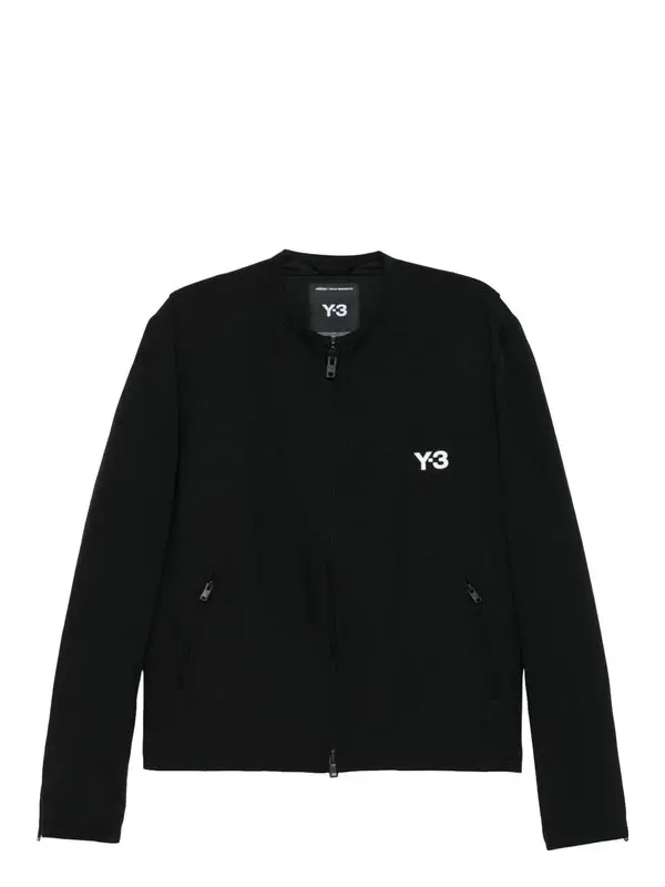 Y3 Logo-print Jacket - Black