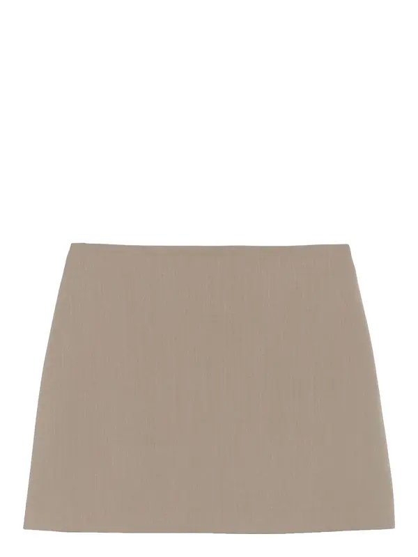 Matteau Tailored Mini Skirt - Grey