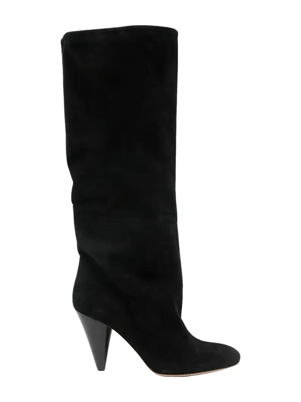 Proenza Schouler Suede Knee-high Boots - Black