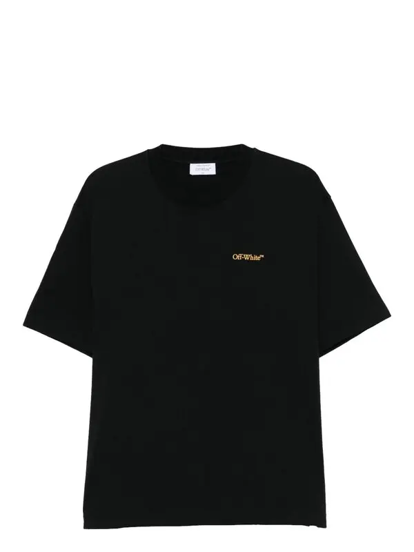Off-White Tape-arrow Short-sleeve T-shirt - Black