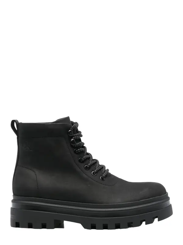 Calvin Klein Leather Boots - Black