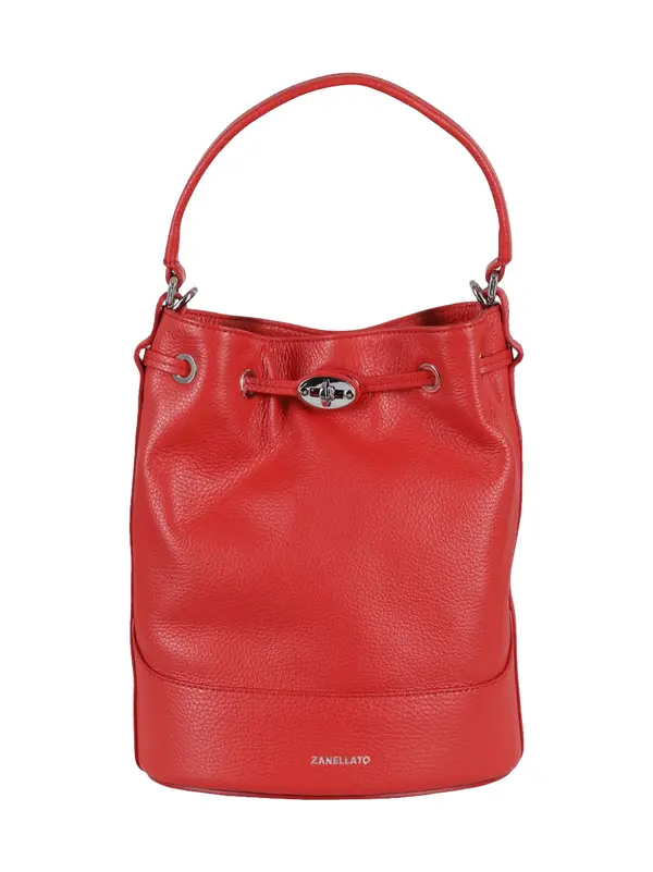 ZANELLATO Twist-lock Bucket Bag - Red