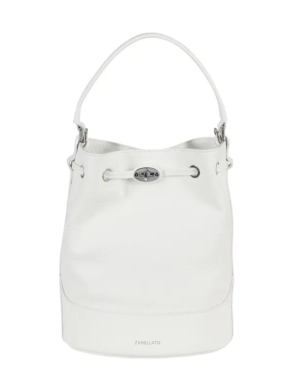 ZANELLATO Twist-lock Bucket Bag - White