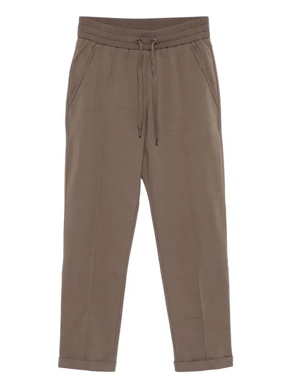 Brunello Cucinelli Raised-seam Trousers - Brown