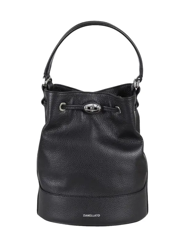 ZANELLATO Twist-lock Bucket Bag - Black