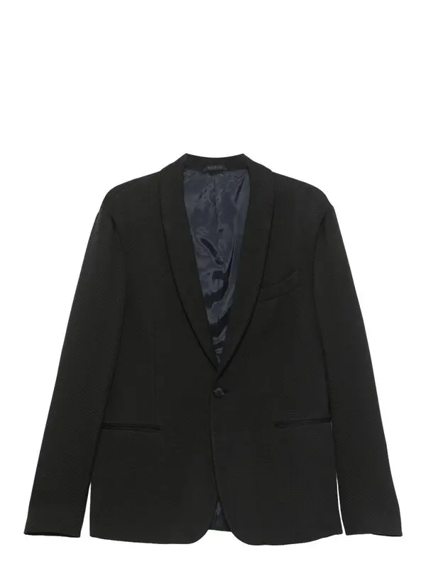 Giorgio Armani Single-breasted Blazer - Black