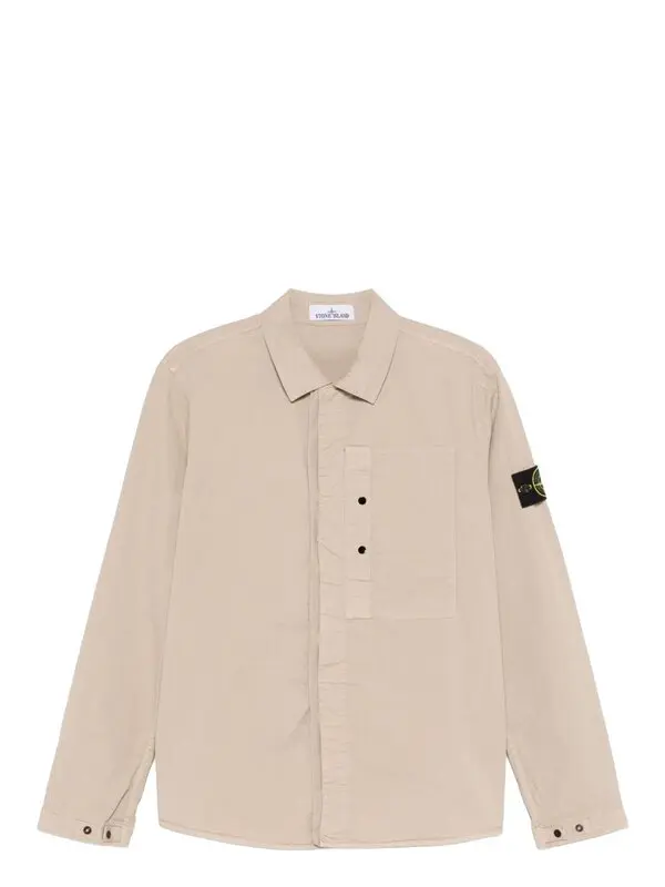 Stone Island Compass-badge Shirt - Neutrals