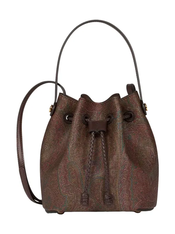 Etro Paisley Bucket Bag - Brown