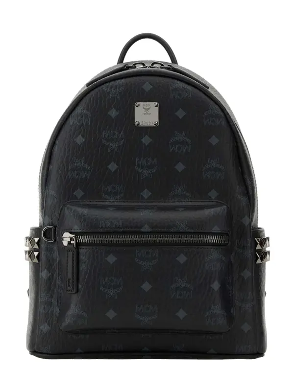 Mcm Small Stark Backpack - Black