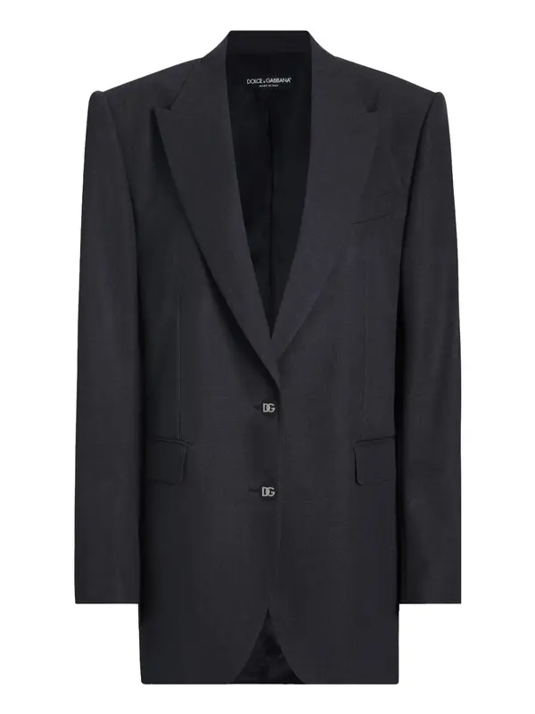 Dolce & Gabbana Single-breasted Blazer - Grey
