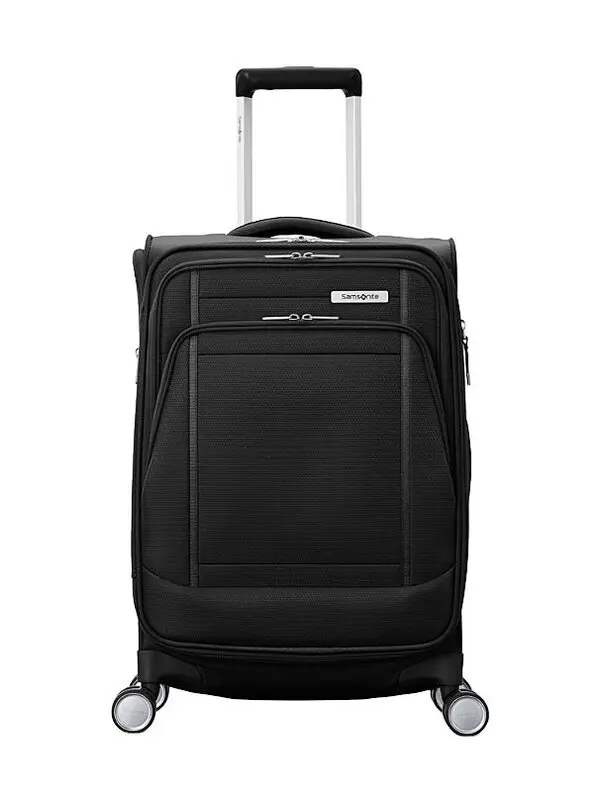 SAMSONITE Uplift Expandable Spinner Carry On Suitcase - Black