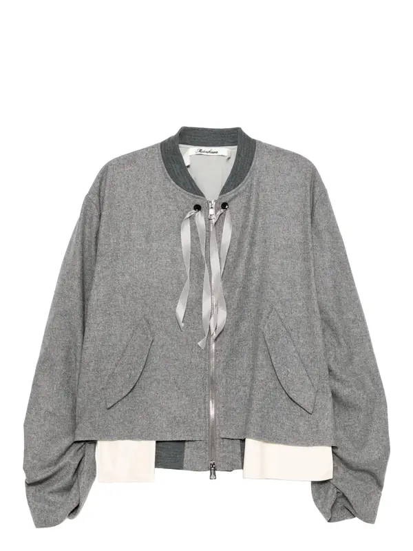 MIDORIKAWA Raw Edge Jacket - Grey
