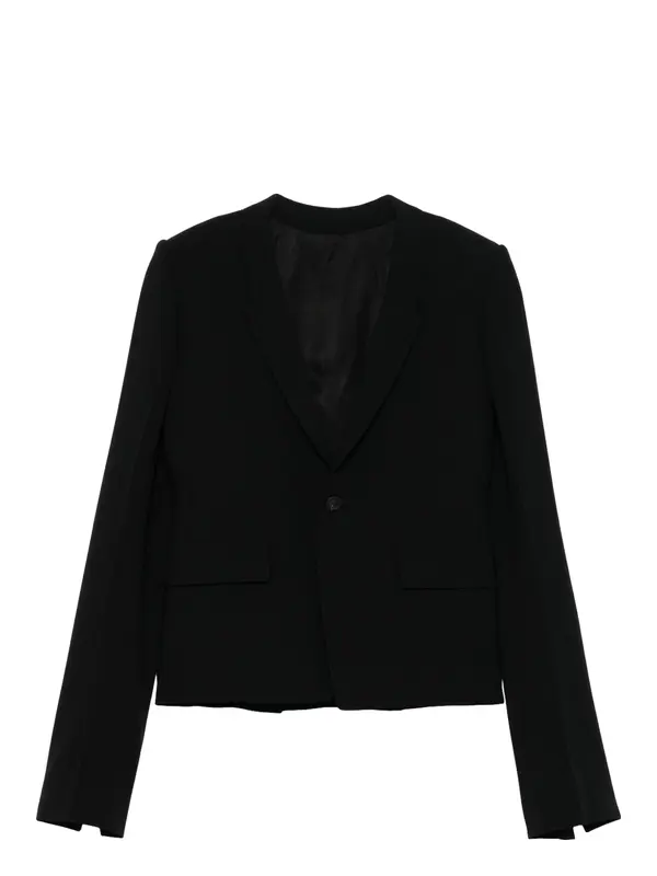 Rick Owens Single-breasted Blazer - Black