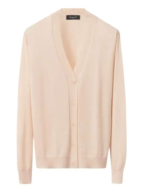 Fabiana Filippi Fine-knit Cardigan - Pink