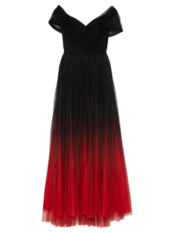 ANA RADU Off-shoulder Gown - Black