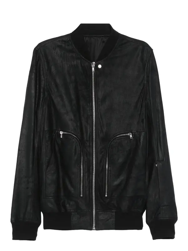 Rick Owens Bauhaus Flight Jacket - Black
