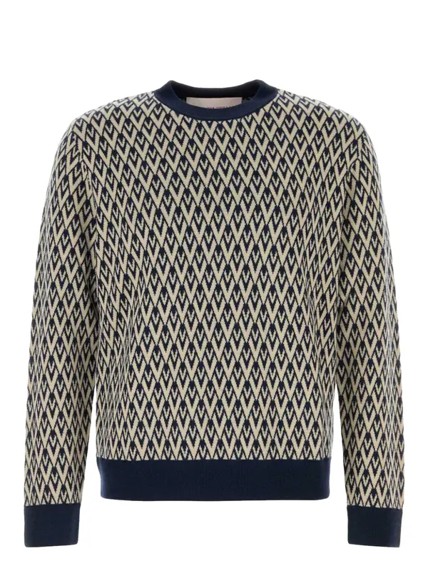 Valentino Garavani Toute La V Sweater - Blue
