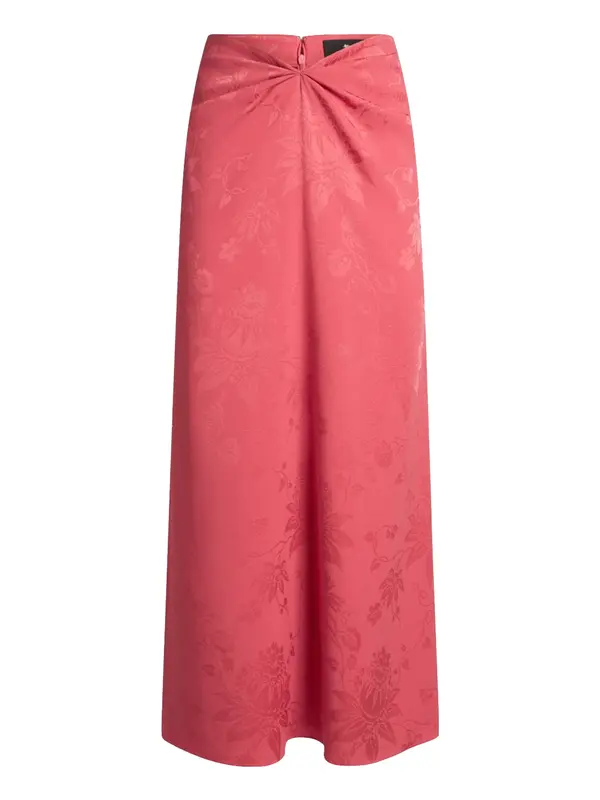 Etro Floral-jacquard Midi Skirt - Pink