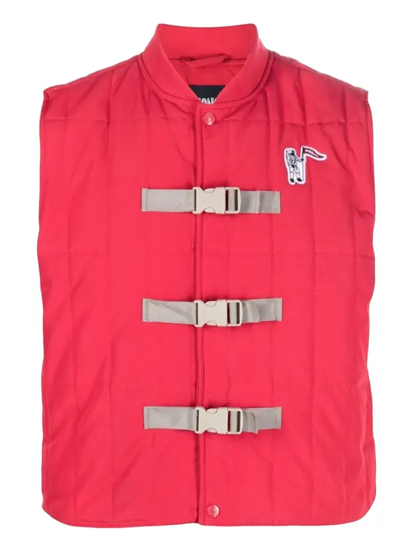 BILLIONAIRE BOYS CLUB Logo-patch Gilet - Red