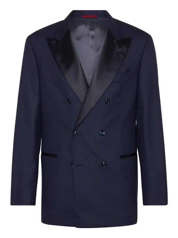 Brunello Cucinelli Cashmere Blazer - Blue