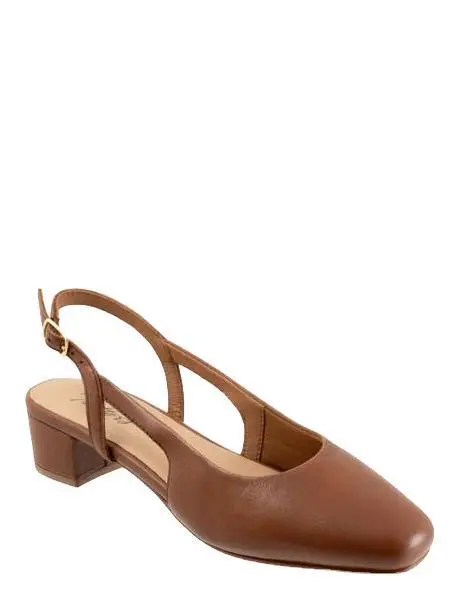 Trotters Dottie Slingback Pump - Luggage