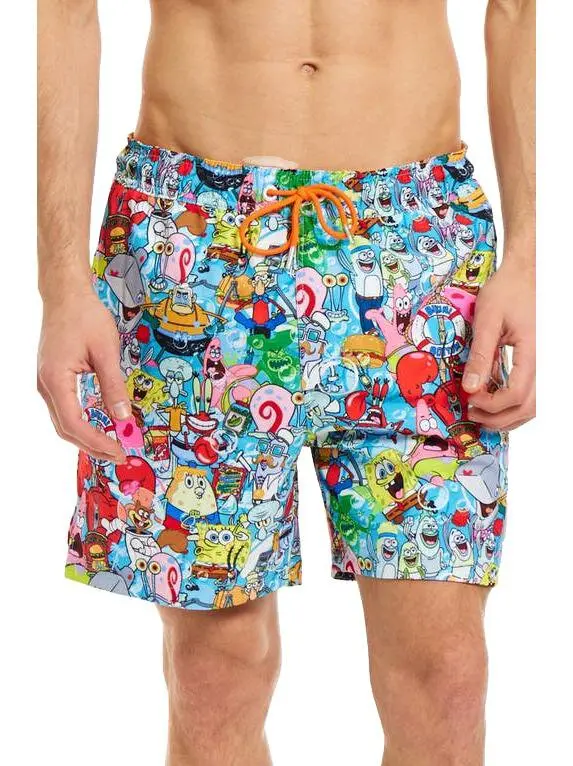 Opposuits Printed Stretch Swim Trunks - Miscellaneous