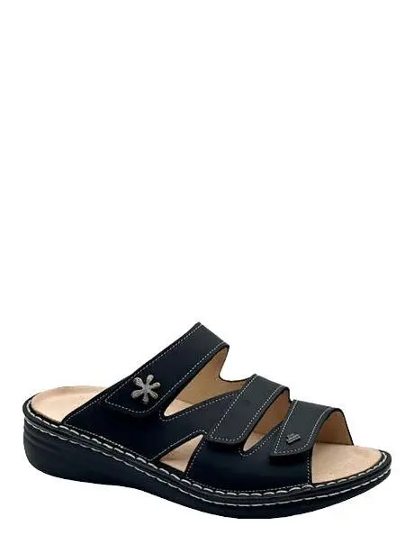 Finn Comfort Granada Slide Sandal - Black