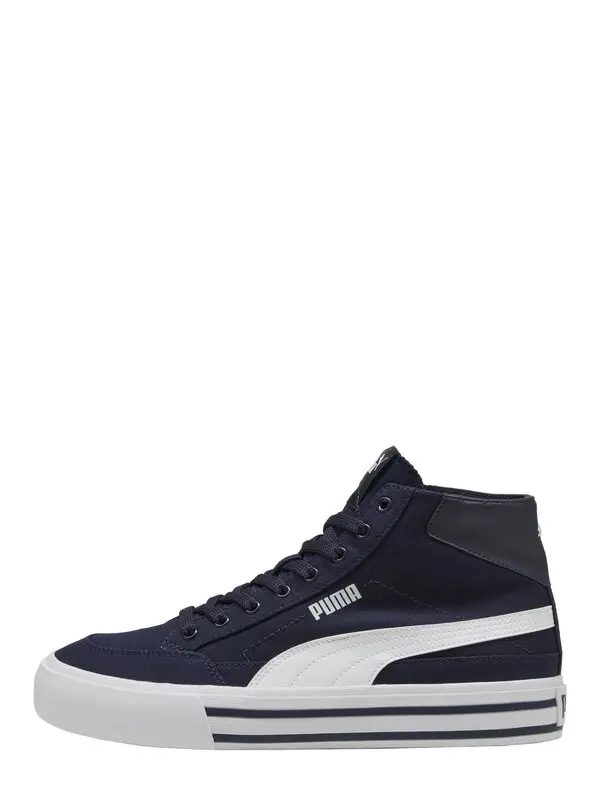 PUMA Court Classic Vulcanized Formstrip Mid-top Sneakers - Blue