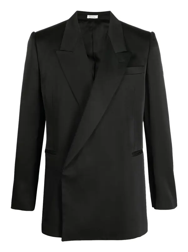 Alexander McQueen Double-breasted Blazer - Black