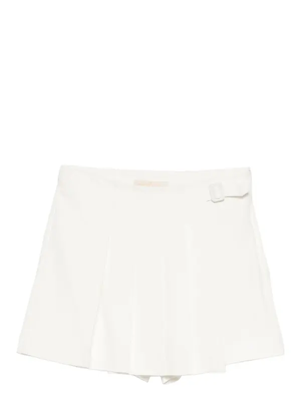 Ermanno Scervino Pleated Skorts - White