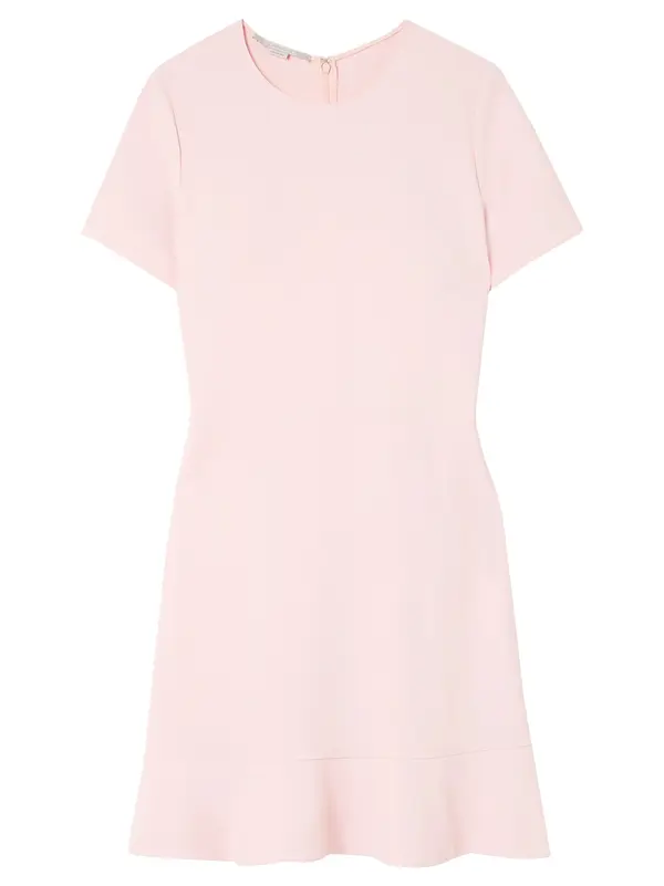 Stella McCartney Ruffled Cady Mini Dress - Pink