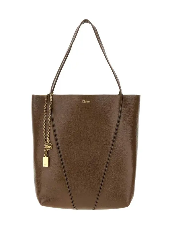 Chloé Spin Tote Bag - Camel