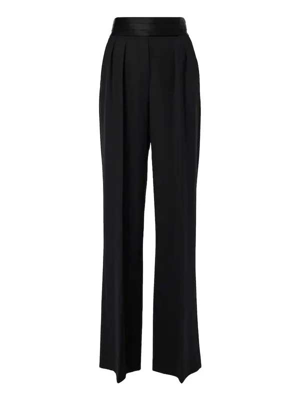 Rebecca Vallance Eclipse Wide-leg Trousers - Black