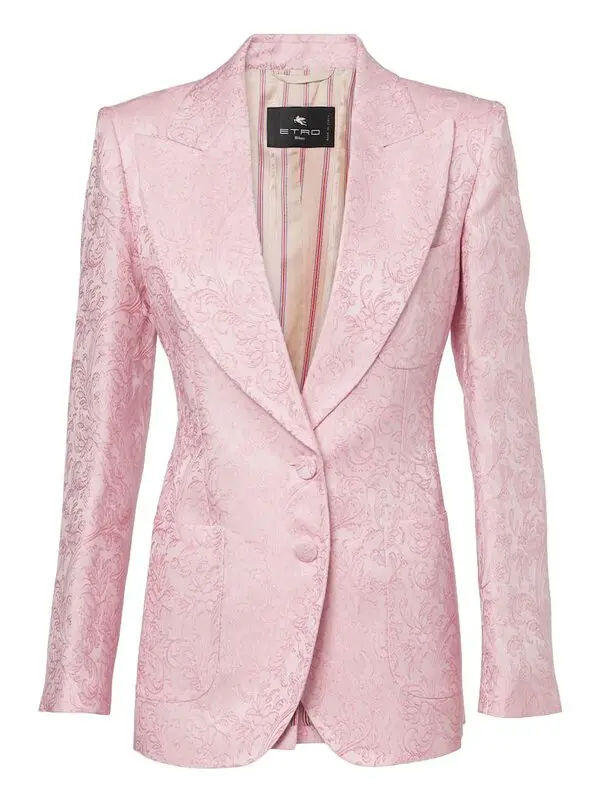 Etro Single-breasted Blazer - Pink
