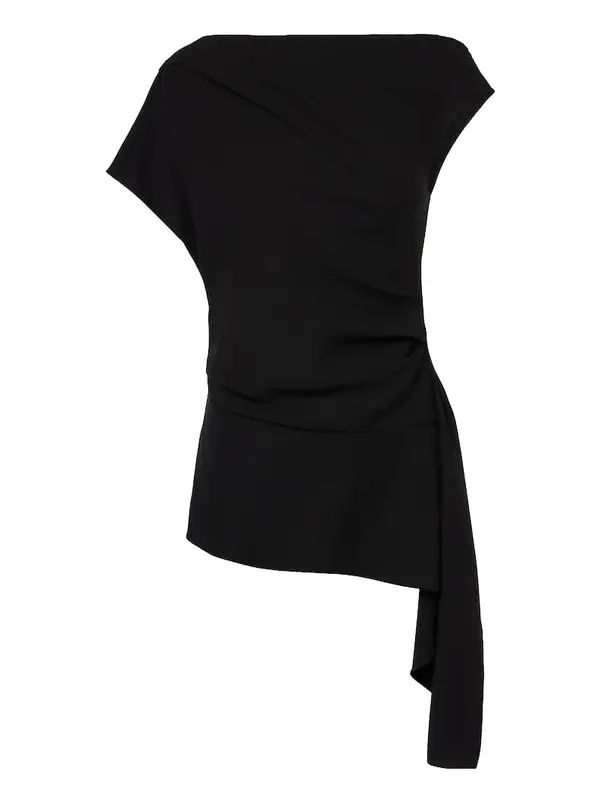 Simkhai Saskia Draped Top - Black