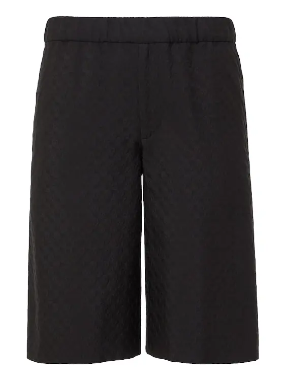 Alexander McQueen Skull Bermuda Shorts - Black