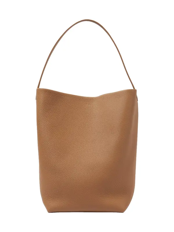 THE ROW N/s Park Large Leather Tote Bag - Beige