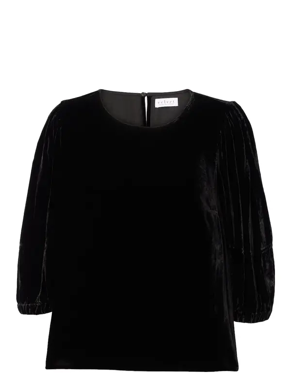 Velvet By Graham & Spencer Nancy Top - Black