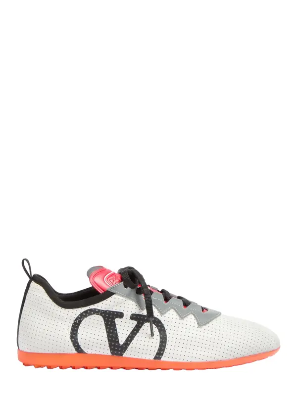 Valentino Garavani Chromathon Perforated Sneakers - White