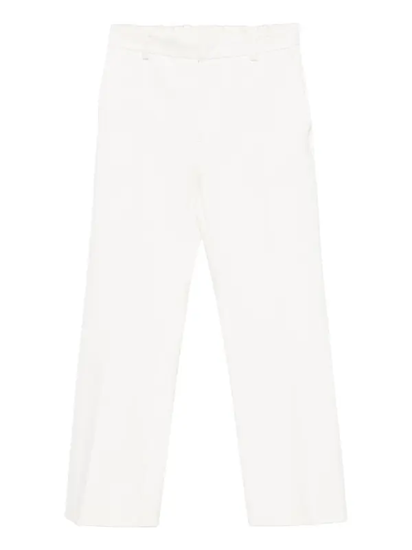 N°21 Crepe Trousers - White