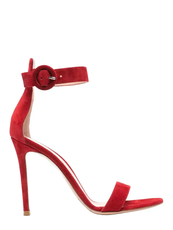 GIANVITO ROSSI 105mm Portofino Sandals - Red