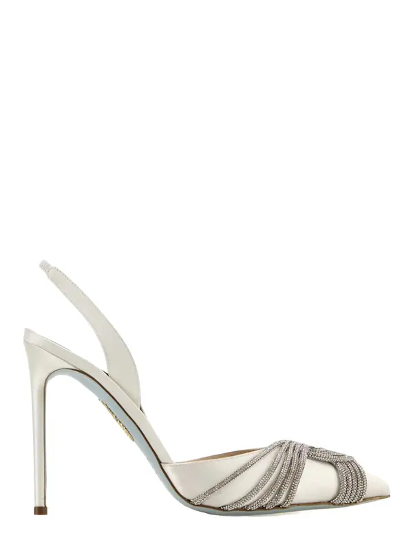 AQUAZZURA 105mm Gatsby Pumps - White