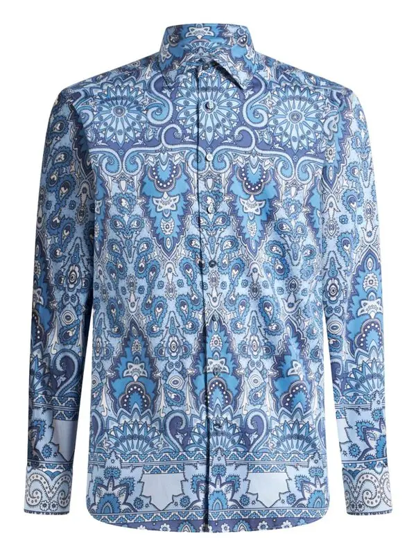 Etro Printed Shirt - Blue