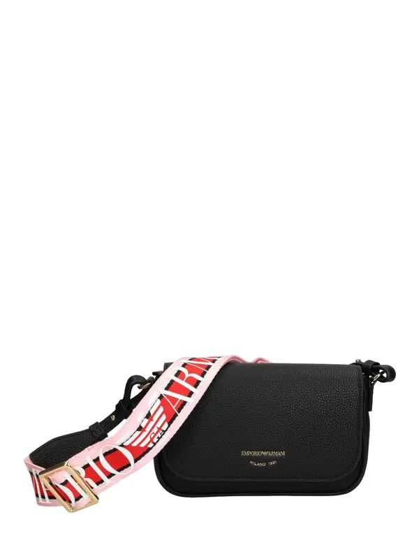 Emporio Armani Logo-print Crossbody Bag - Black