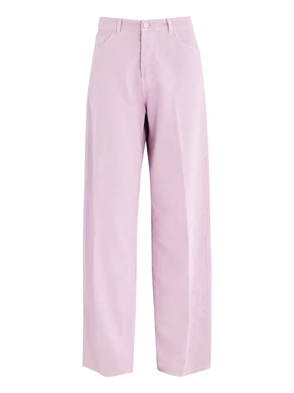 HAIKURE Bethany Wide-leg Jeans - Lilac
