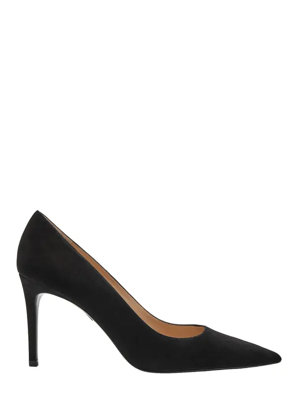 STUART WEITZMAN Power 85 Suede Pumps - Black