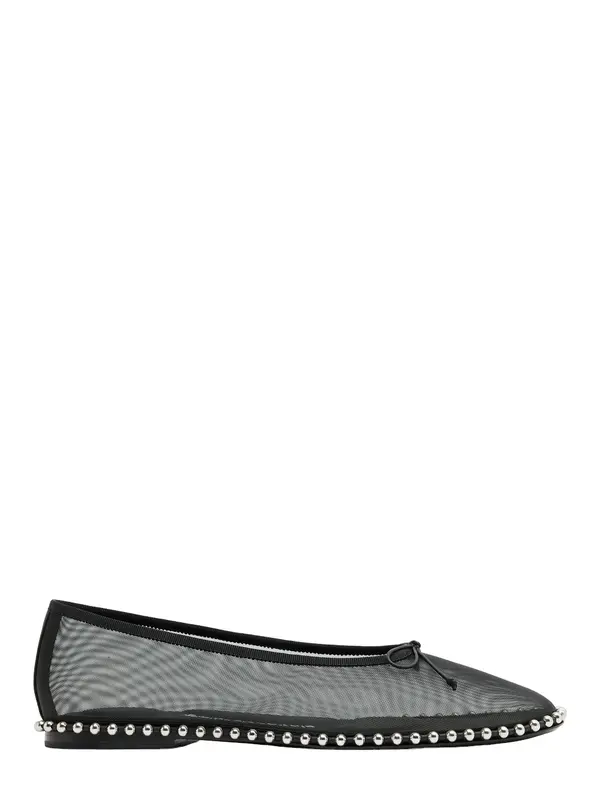 Alexander Wang Lina Studded Ballet Flats - Black