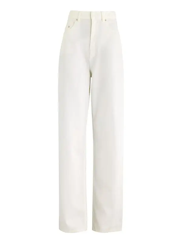 PETAR PETROV Streetlife Wide-leg Jeans - Ecru